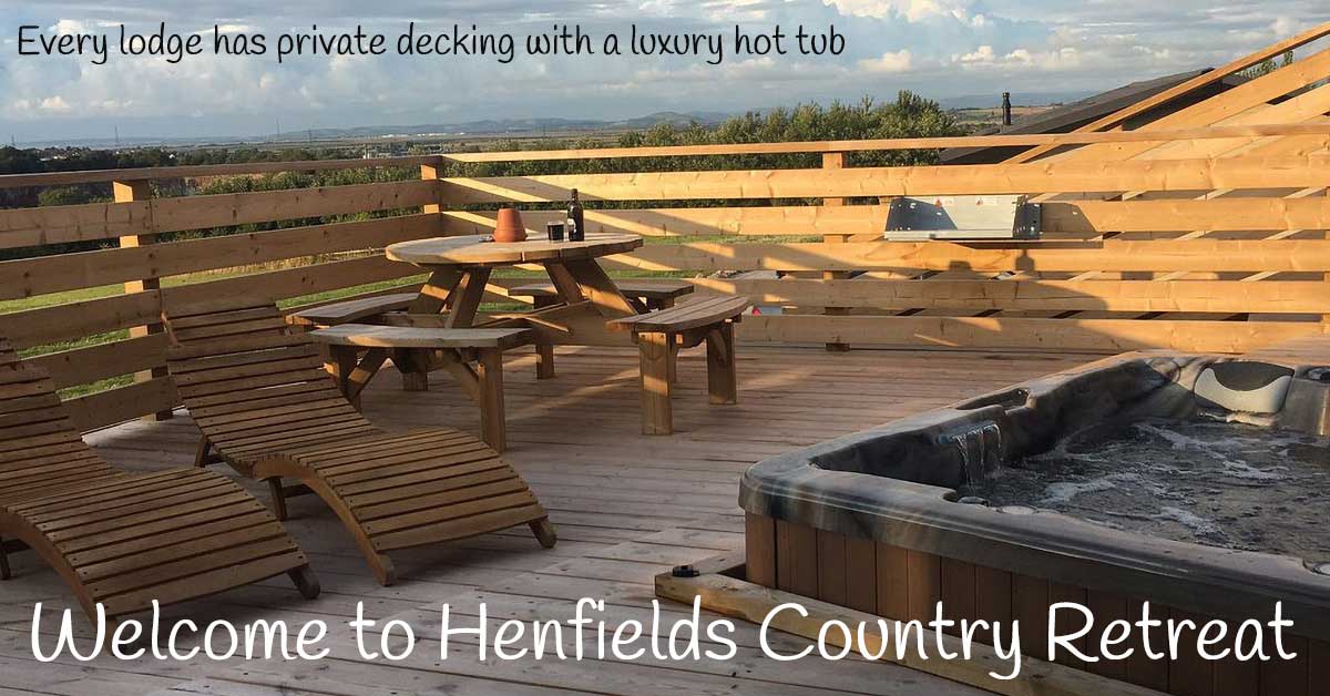 Henfields Country Retreat. Luxury lodges all with hot tubs